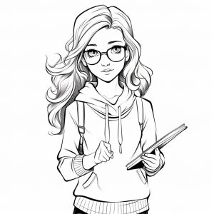Coloriage à imprimer ado - Francais-rapide 🇫🇷